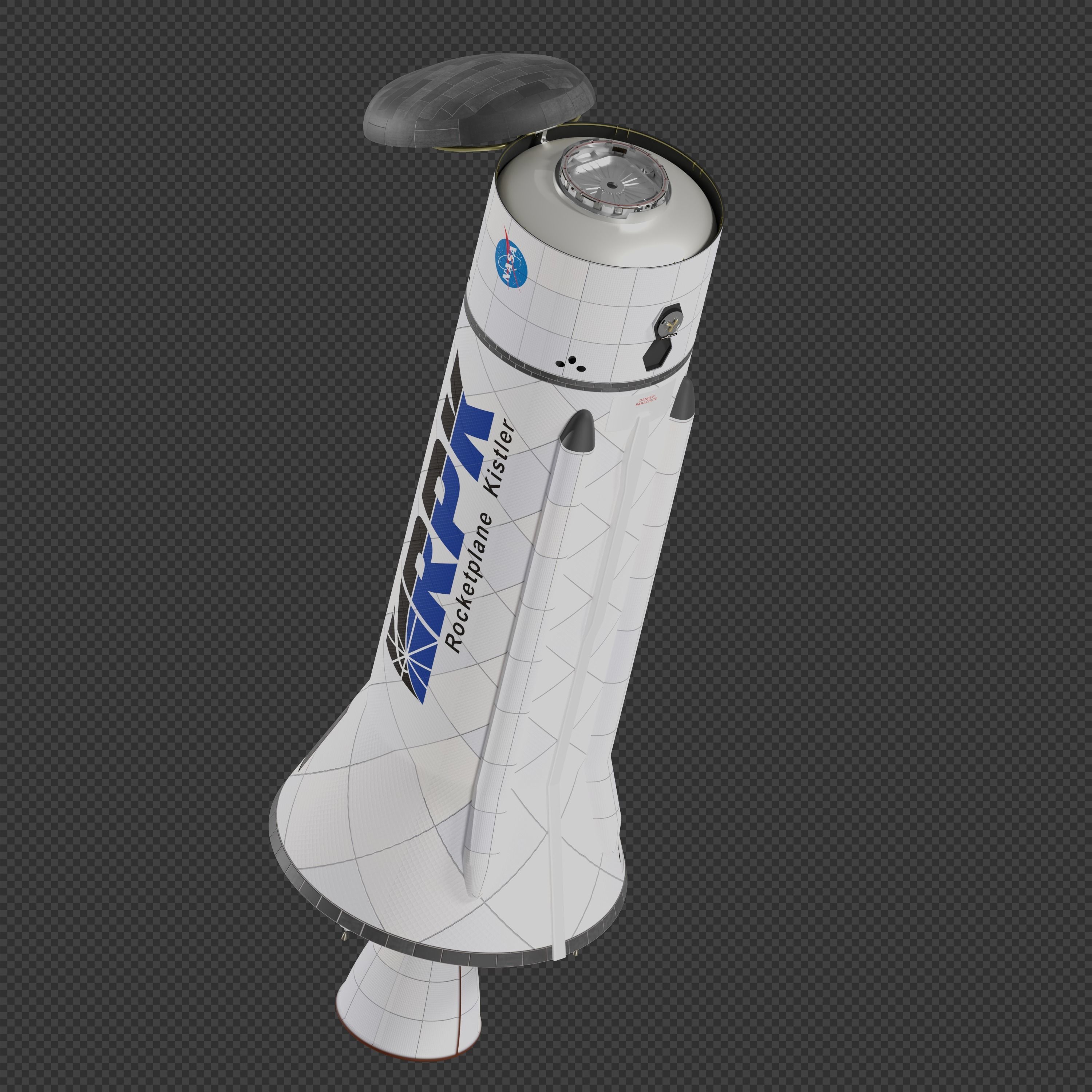 Kistler K-1 Rocket 3D model | CGTrader