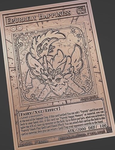 EPURRELY HAPPINESS - YUGIOH free 3D model 3D printable | CGTrader