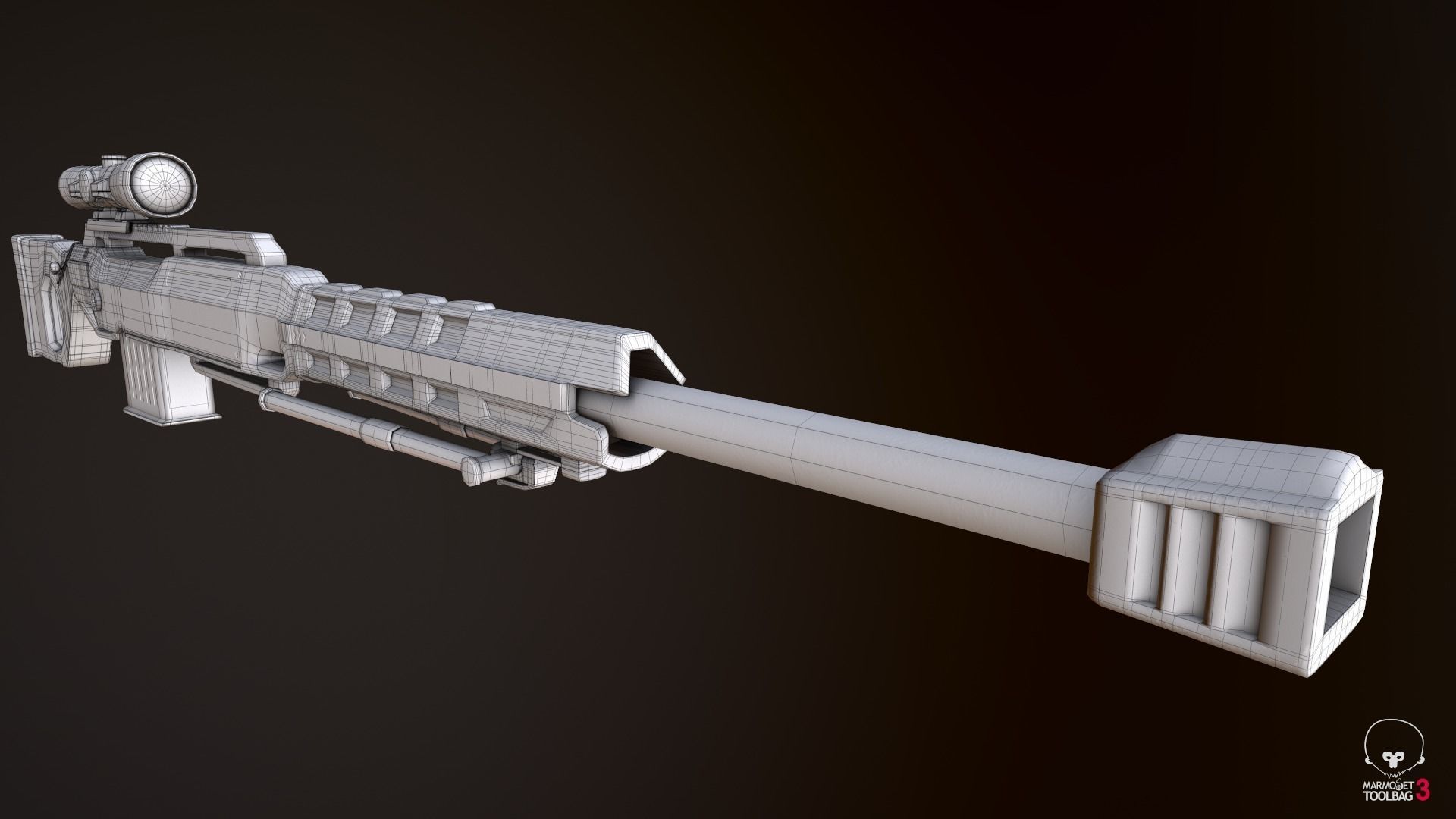 Sniper Rifle 3D model | CGTrader