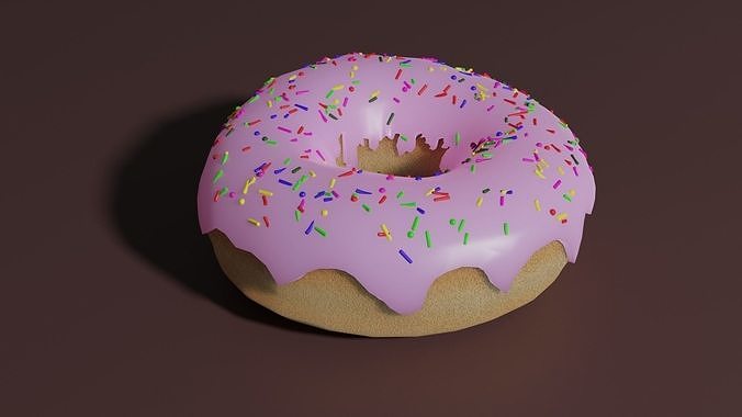 Donut free VR / AR / low-poly 3D model | CGTrader