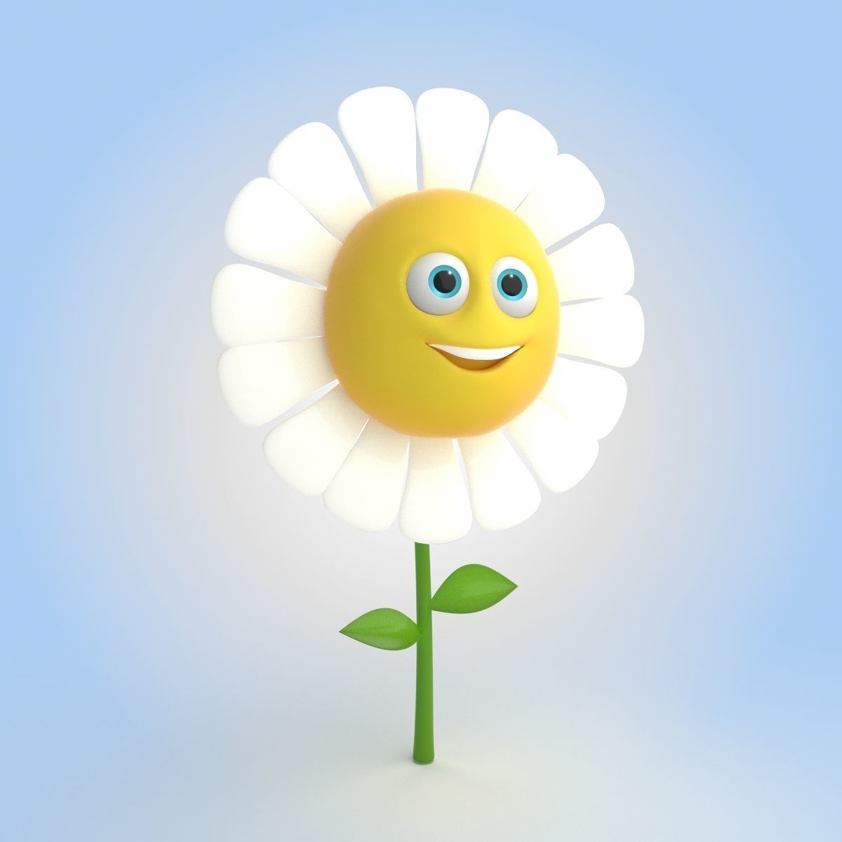 Daisy flower 3D model | CGTrader