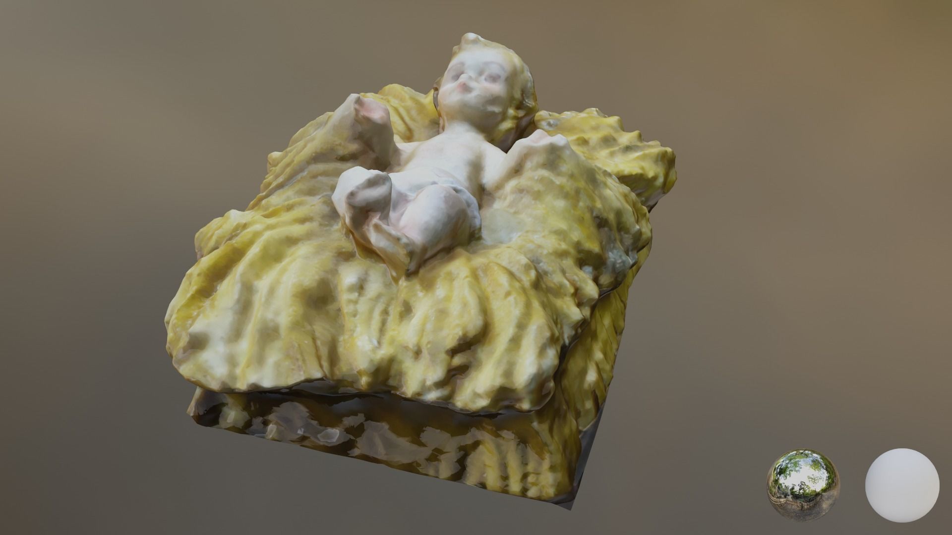 High-Poly Infant Jesus 3D Model - Photorealistic Scan 3D model | CGTrader
