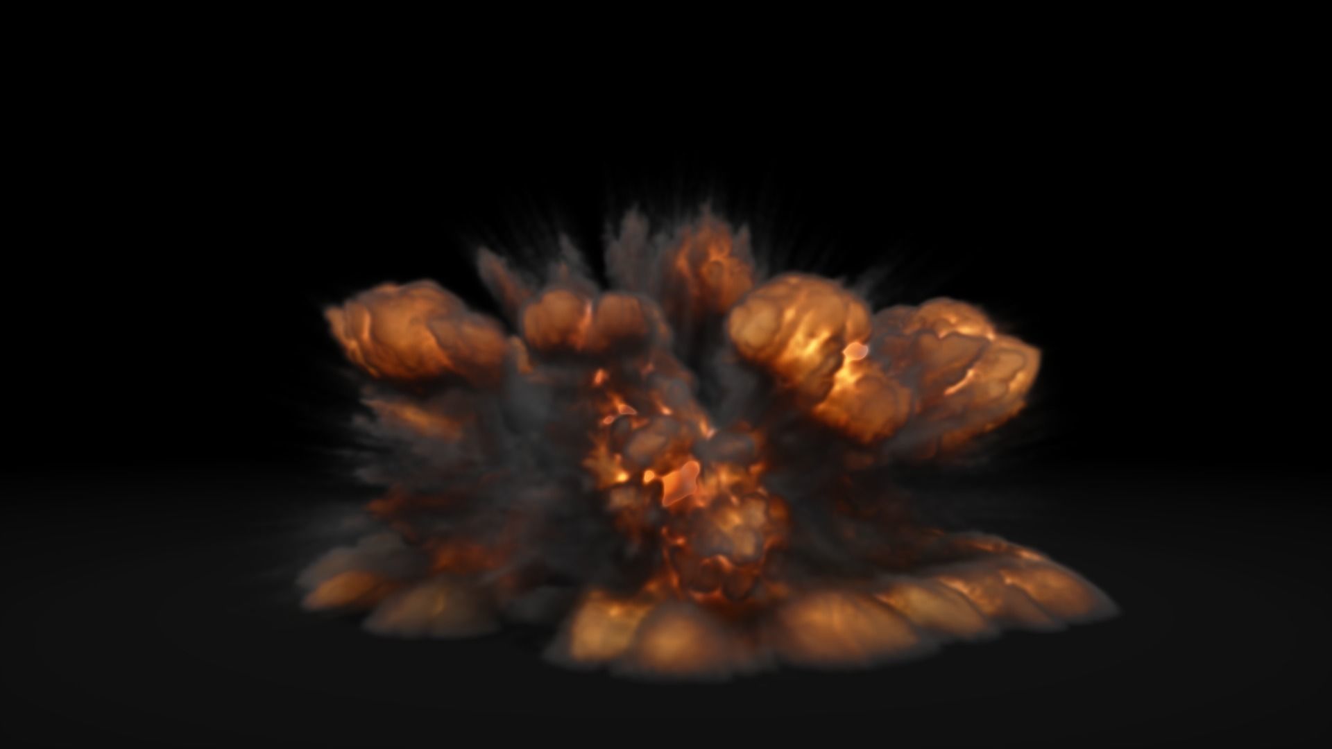 Low Poly Explosions Pack - vdb animated 3D model animated | CGTrader