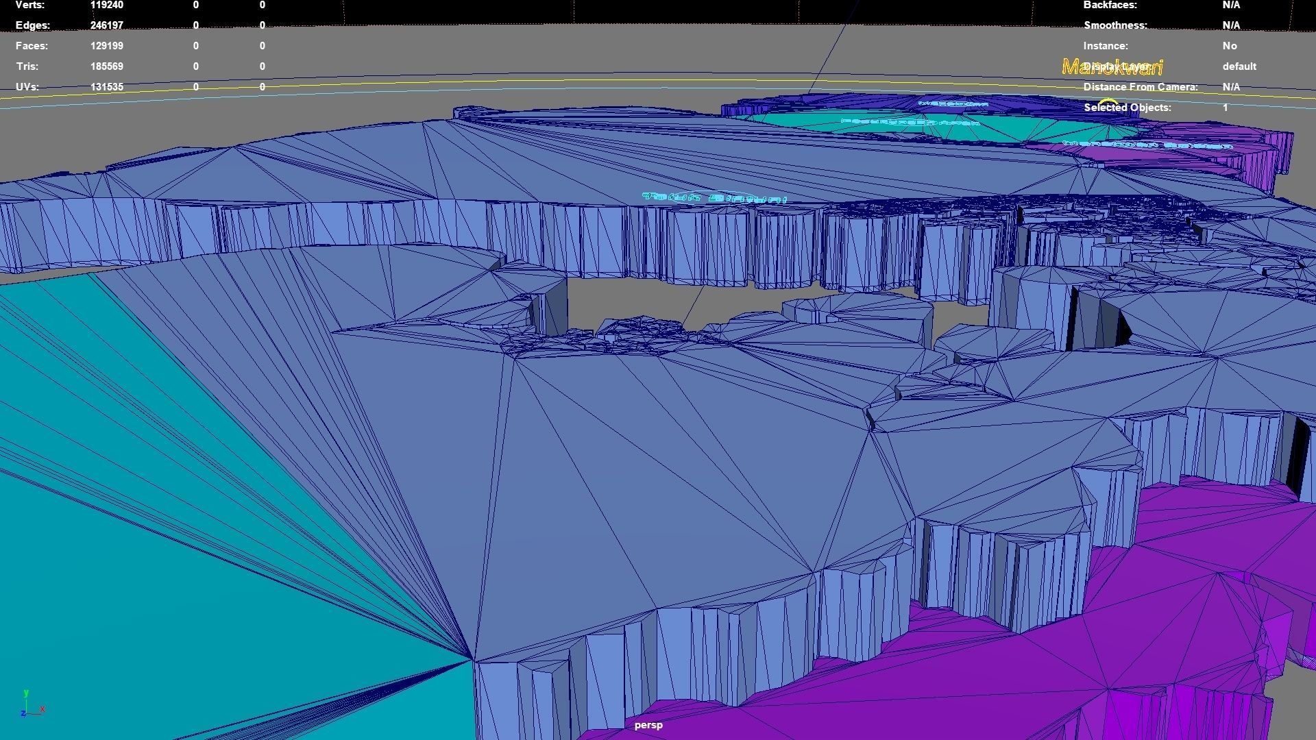 West Papua Western New Guinea Indonesia map region geography 3D model ...