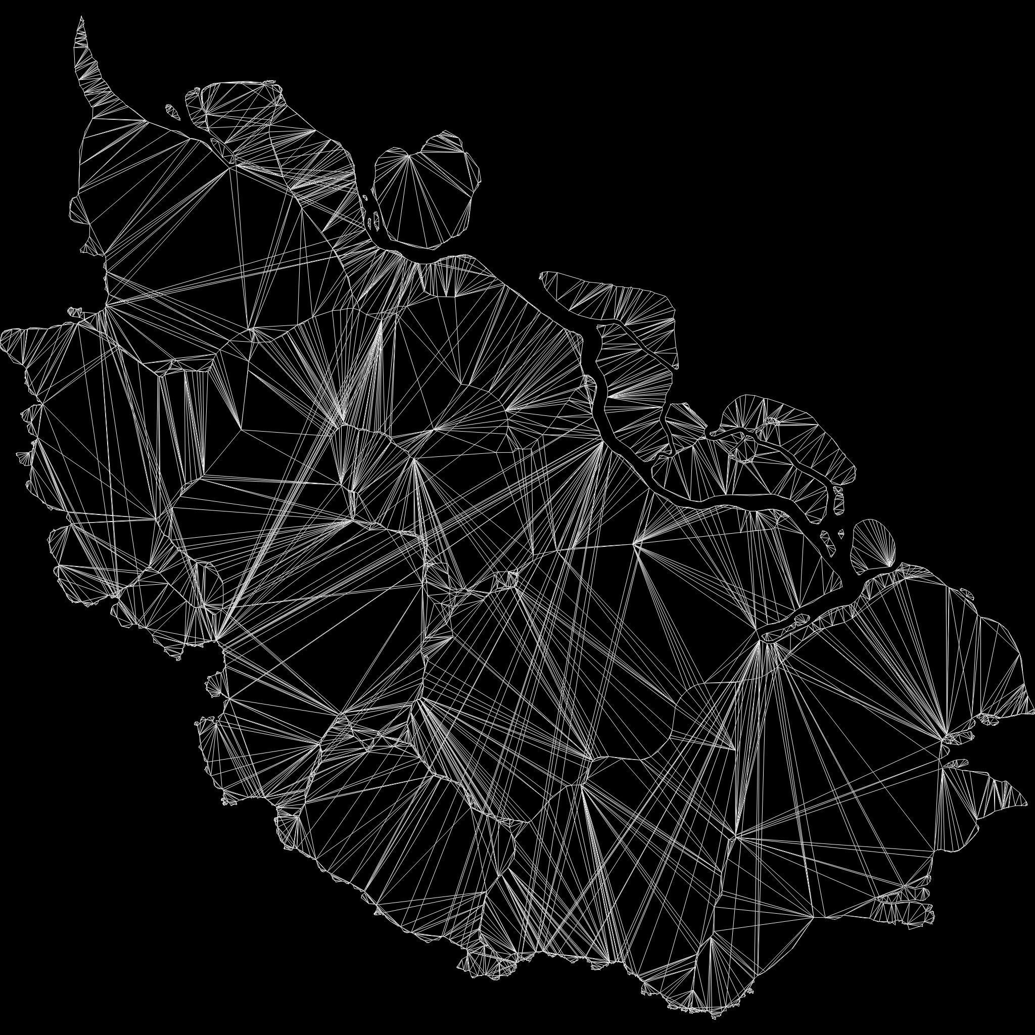 Riau Sumatra Indonesia map region geography political 3D model rigged ...