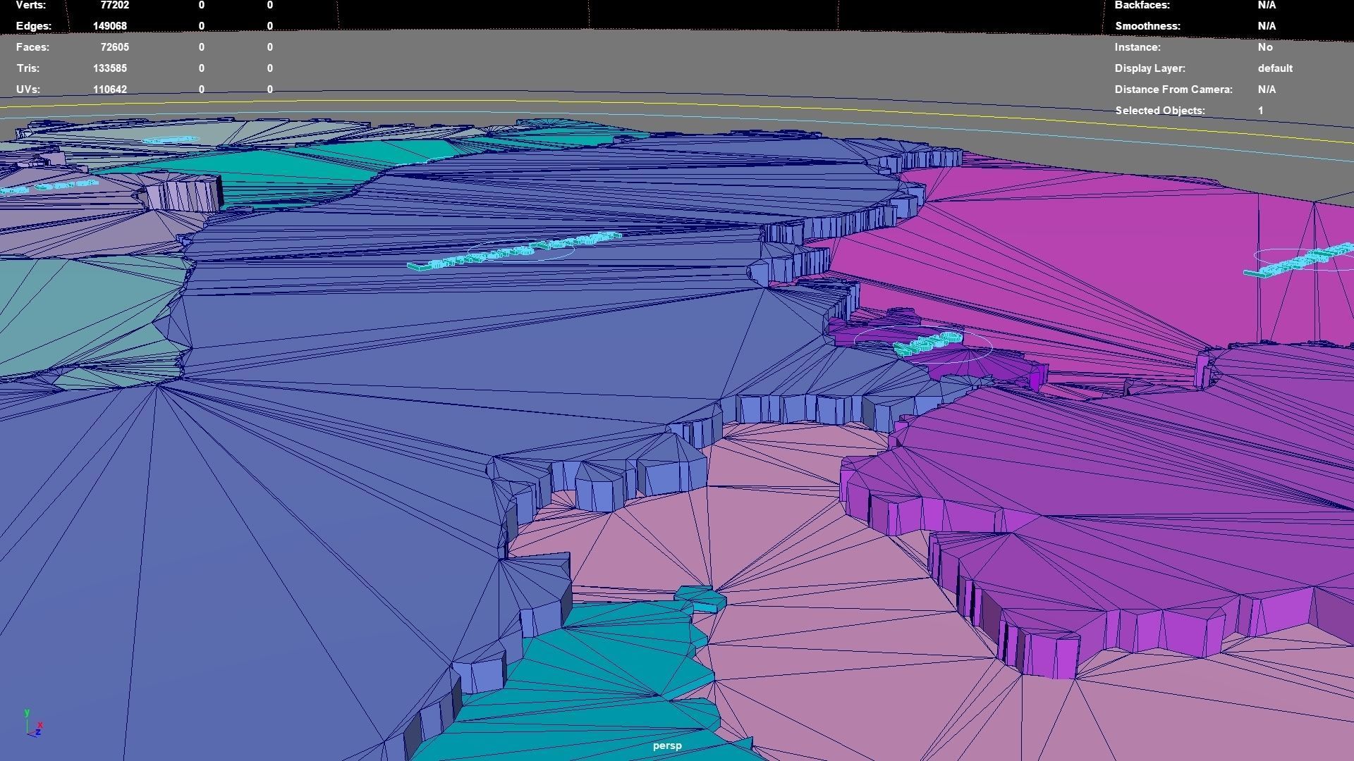 Lampung Sumatra Indonesia map region geography political 3D model ...