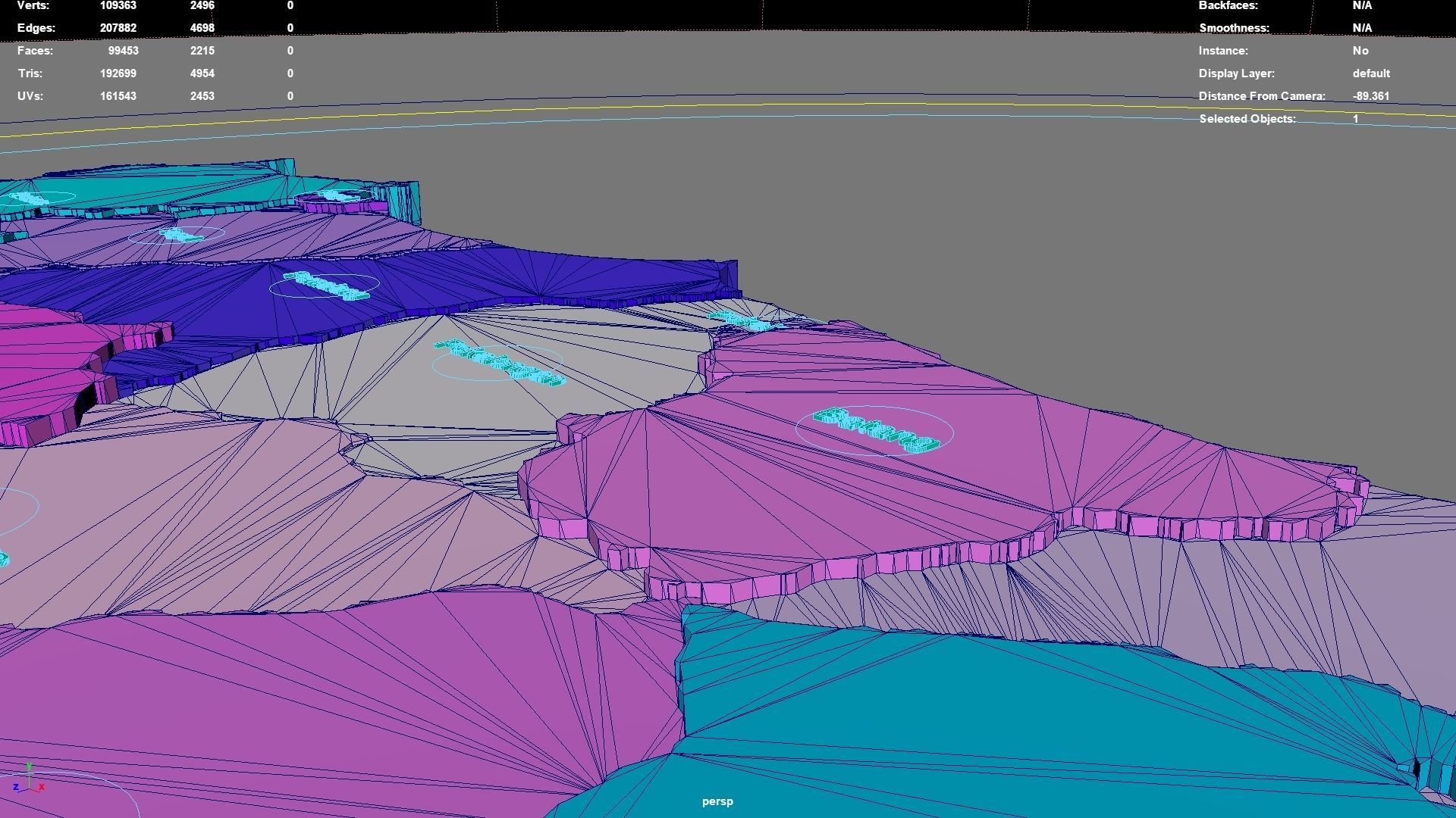 Central Java Java Indonesia map region geography political 3D model ...