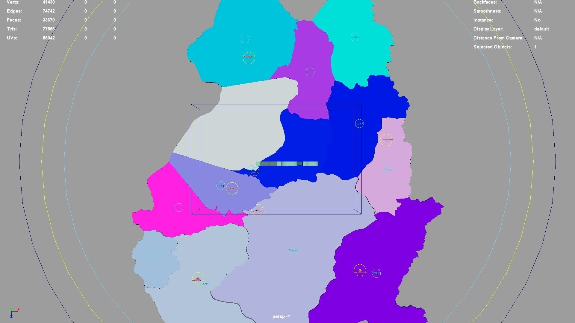 Van Eastern Anatolia Region Turkey map region geography 3D model rigged ...