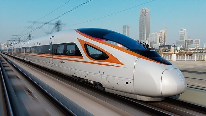 CR400BF The Fuxing CR400BF EMU 3D model | CGTrader