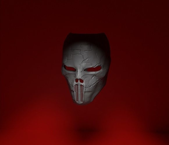 Halloween Skull Demon Cosplay Mask - Costume Skull Mask 3D model 3D ...