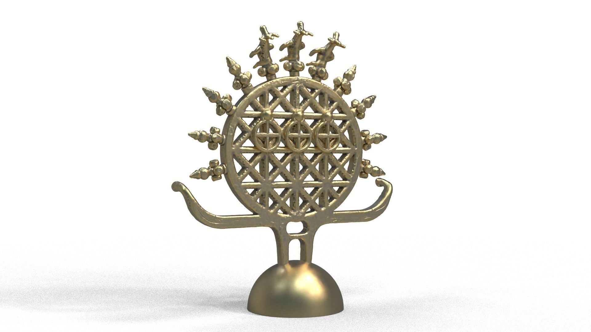 Hittite Sun Disc 3D model 3D printable | CGTrader