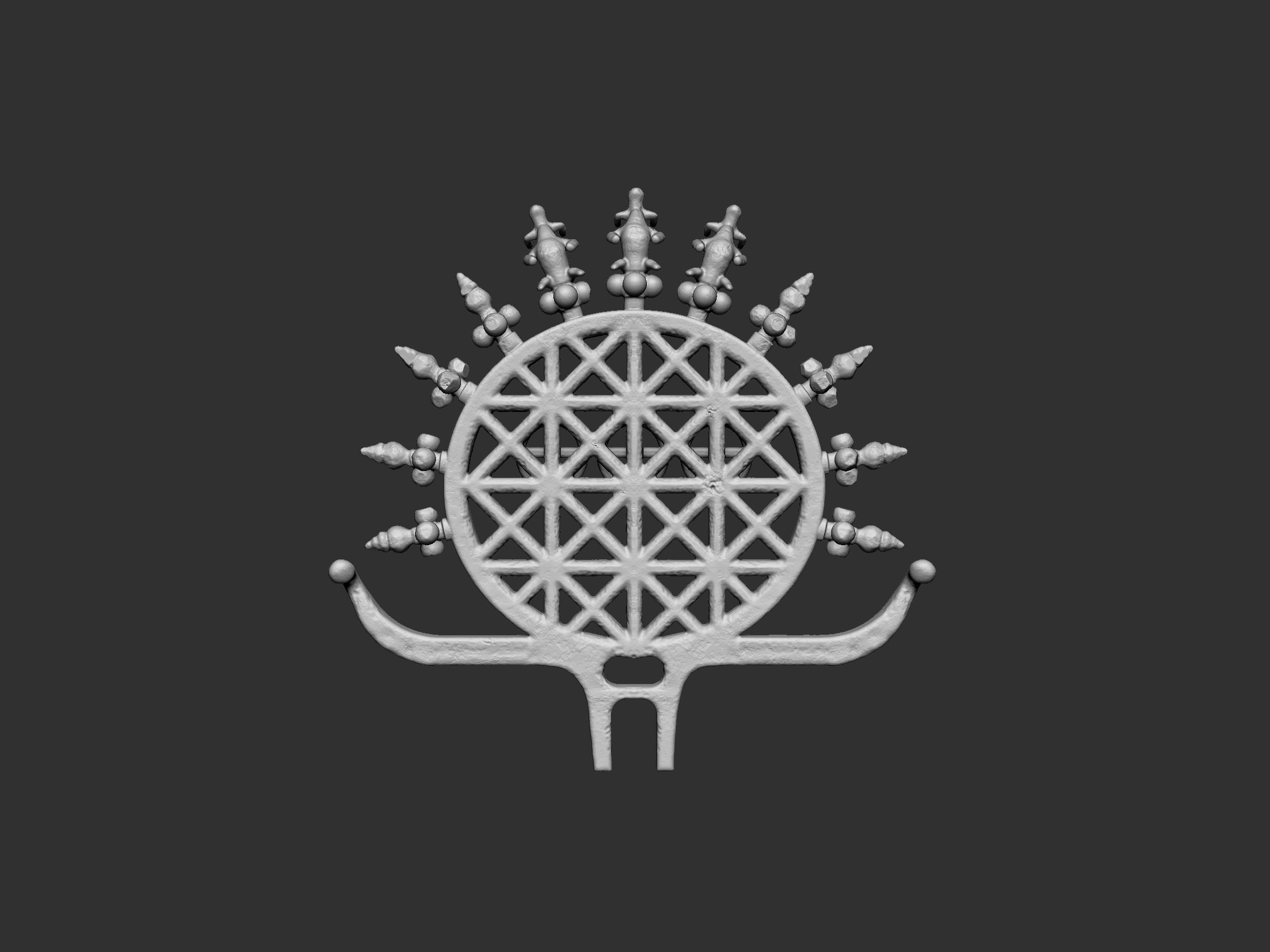 Hittite Sun Disc 3D model 3D printable | CGTrader