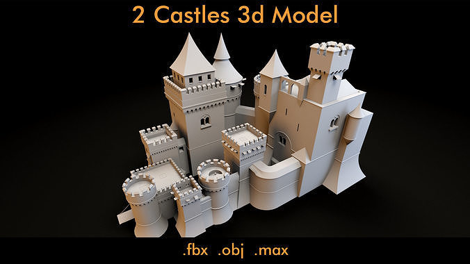 2 Castles- 3d Model 3D model | CGTrader