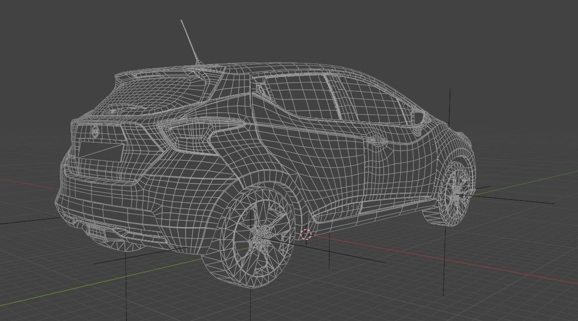 3D model Nissan micra VR / AR / low-poly | CGTrader