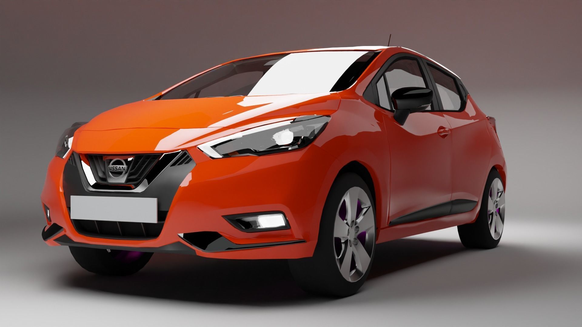 3D model Nissan micra VR / AR / low-poly | CGTrader