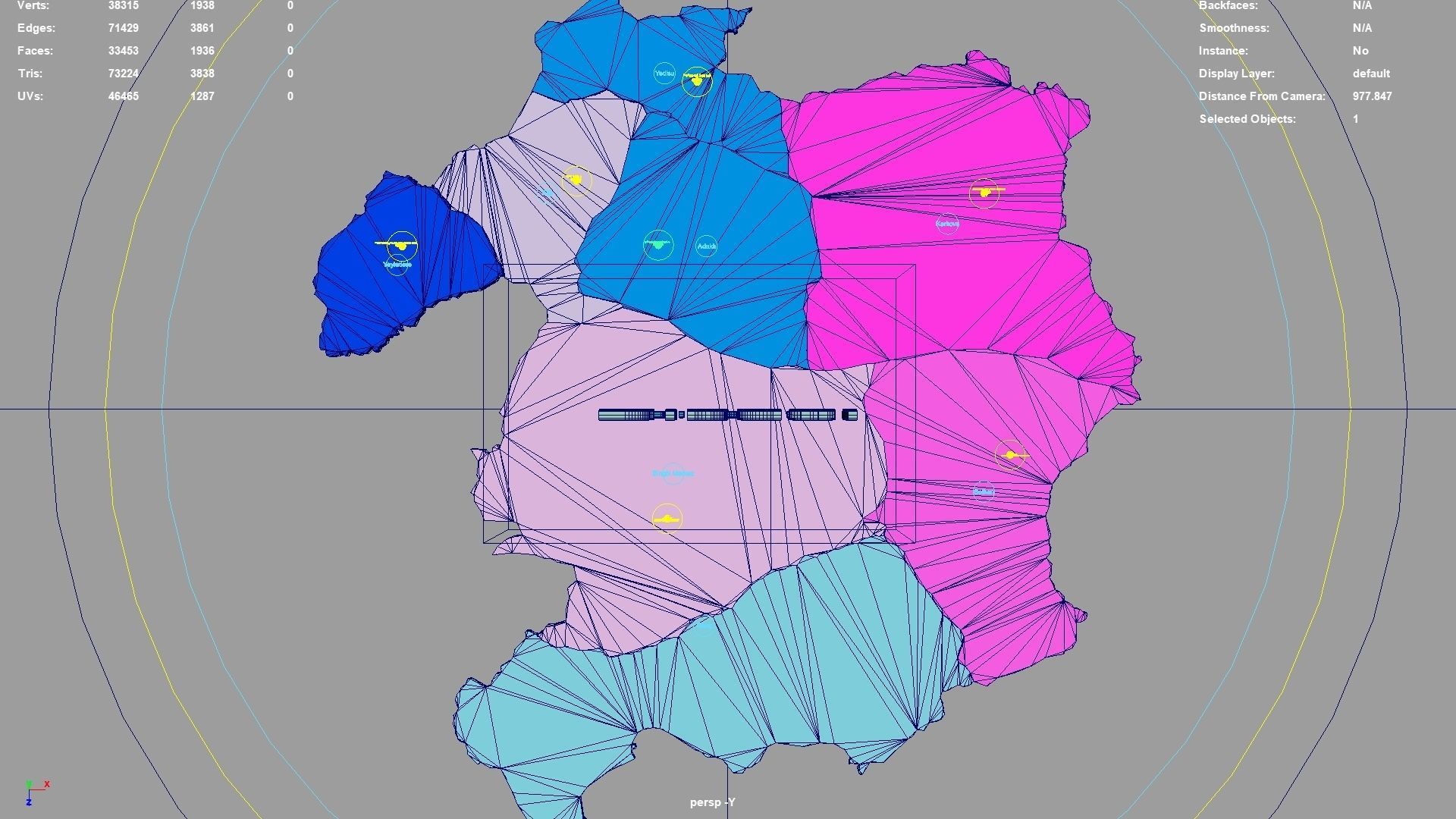 Bingol Eastern Anatolia Region Turkey map region geography 3D model ...