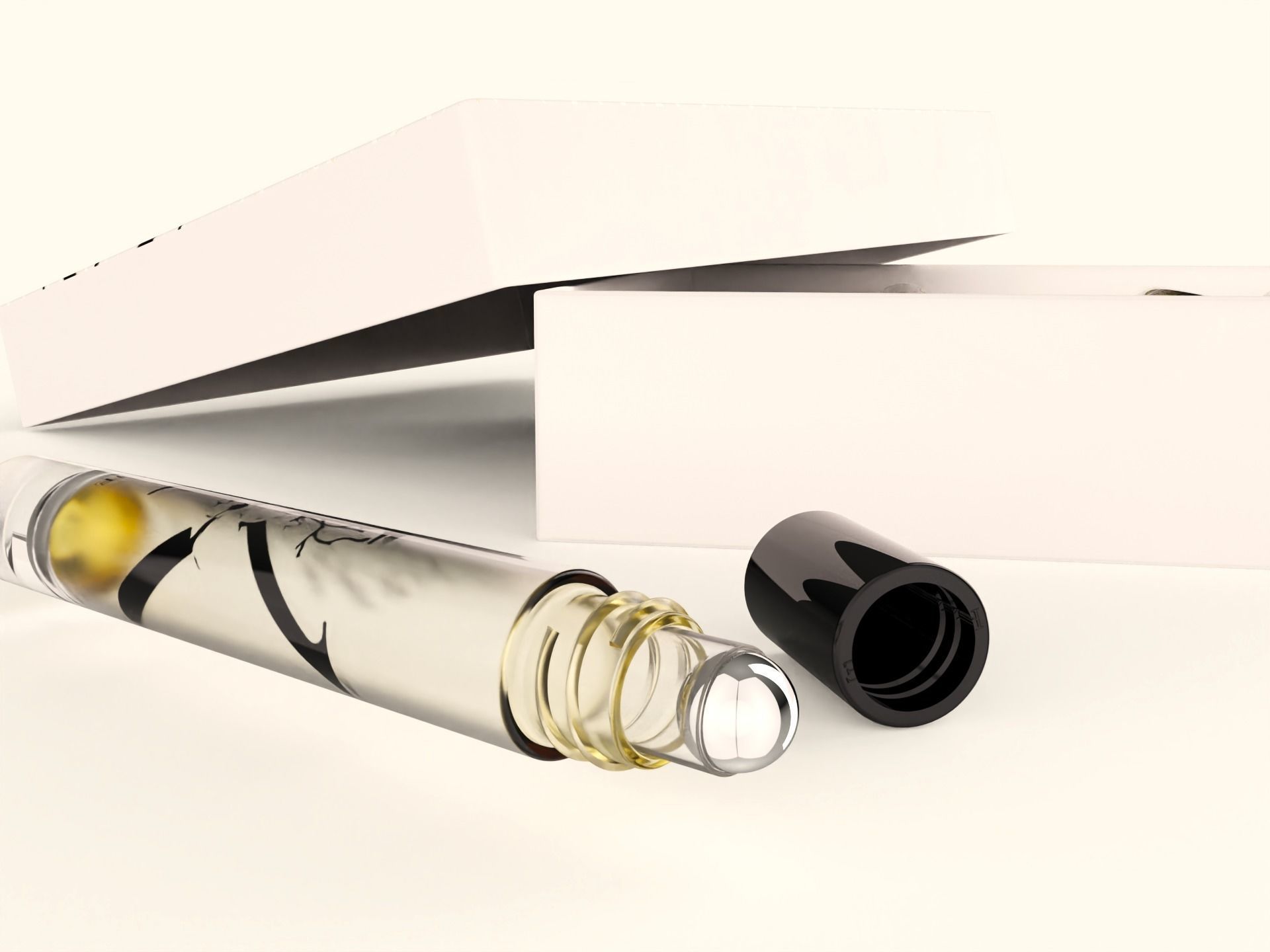 Roller Ball Perfume Gift Set with packaging free 3D model | CGTrader