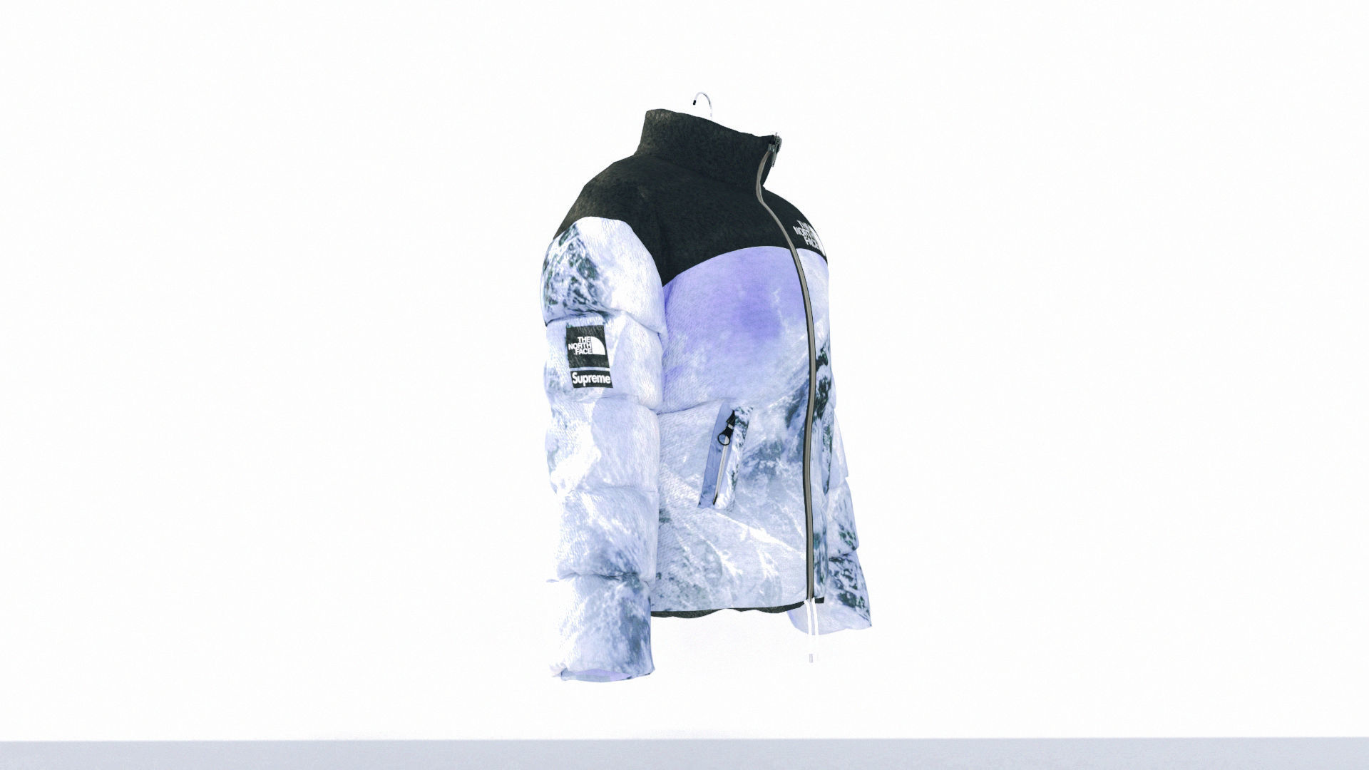 3 Jackets Supreme x TNF 3D model | CGTrader