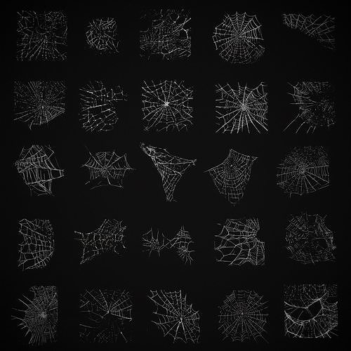 3D model Spider Webs Pack Three VR / AR / low-poly | CGTrader