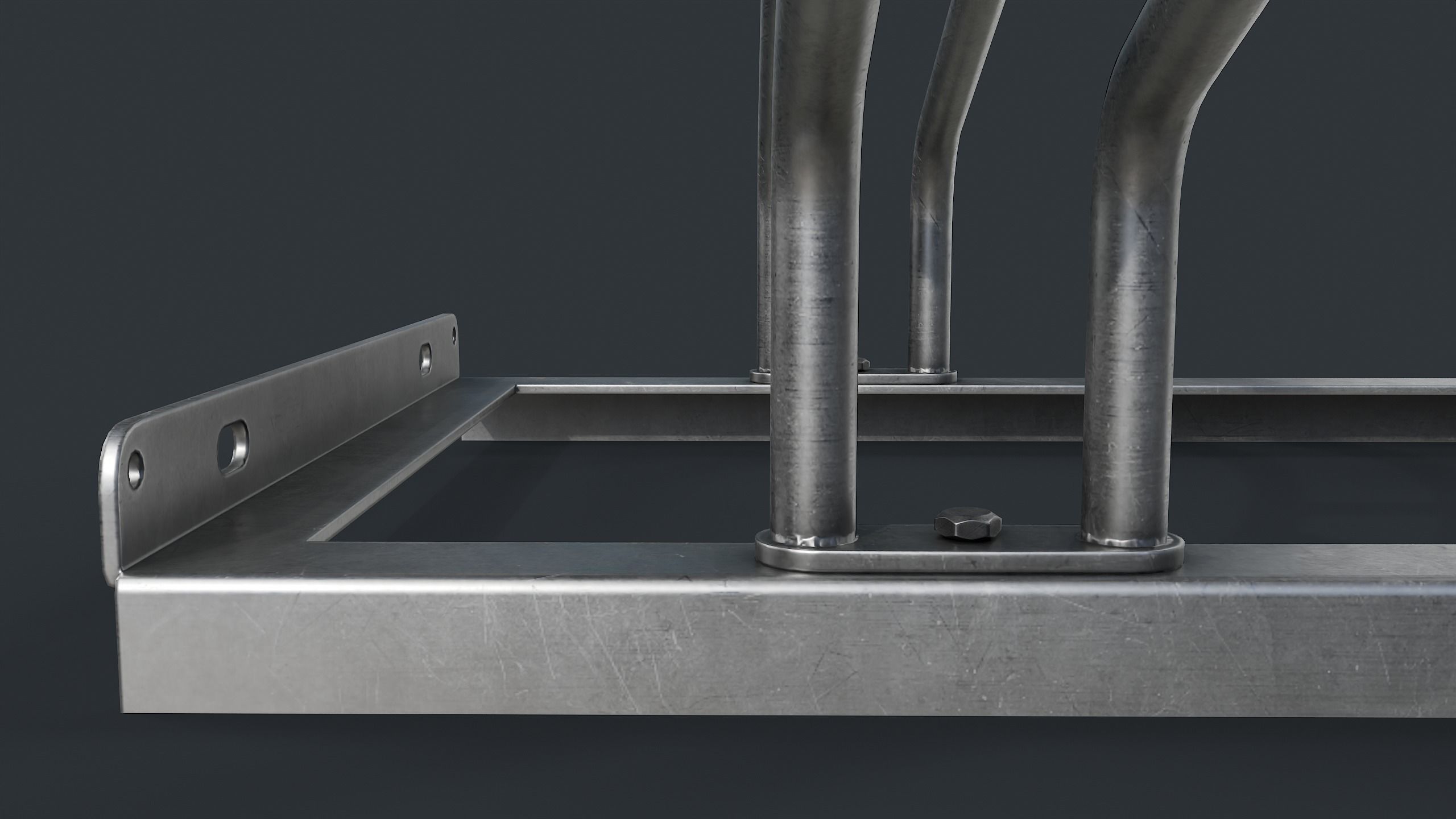 3D model Bike Rack 4 PBR Game Ready VR / AR / low-poly | CGTrader