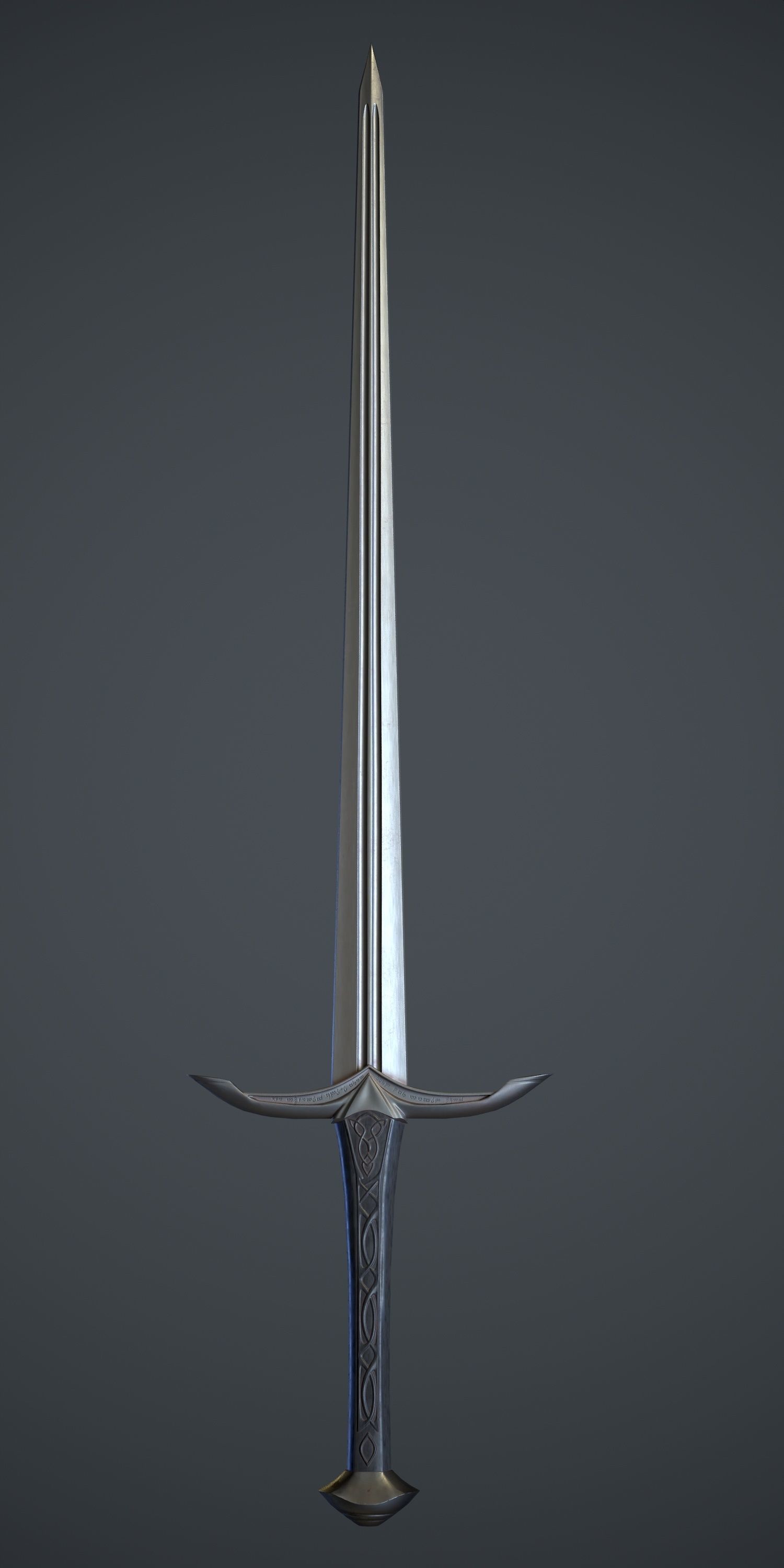 3D model Gurthang the Dark Elf Sword VR / AR / low-poly | CGTrader