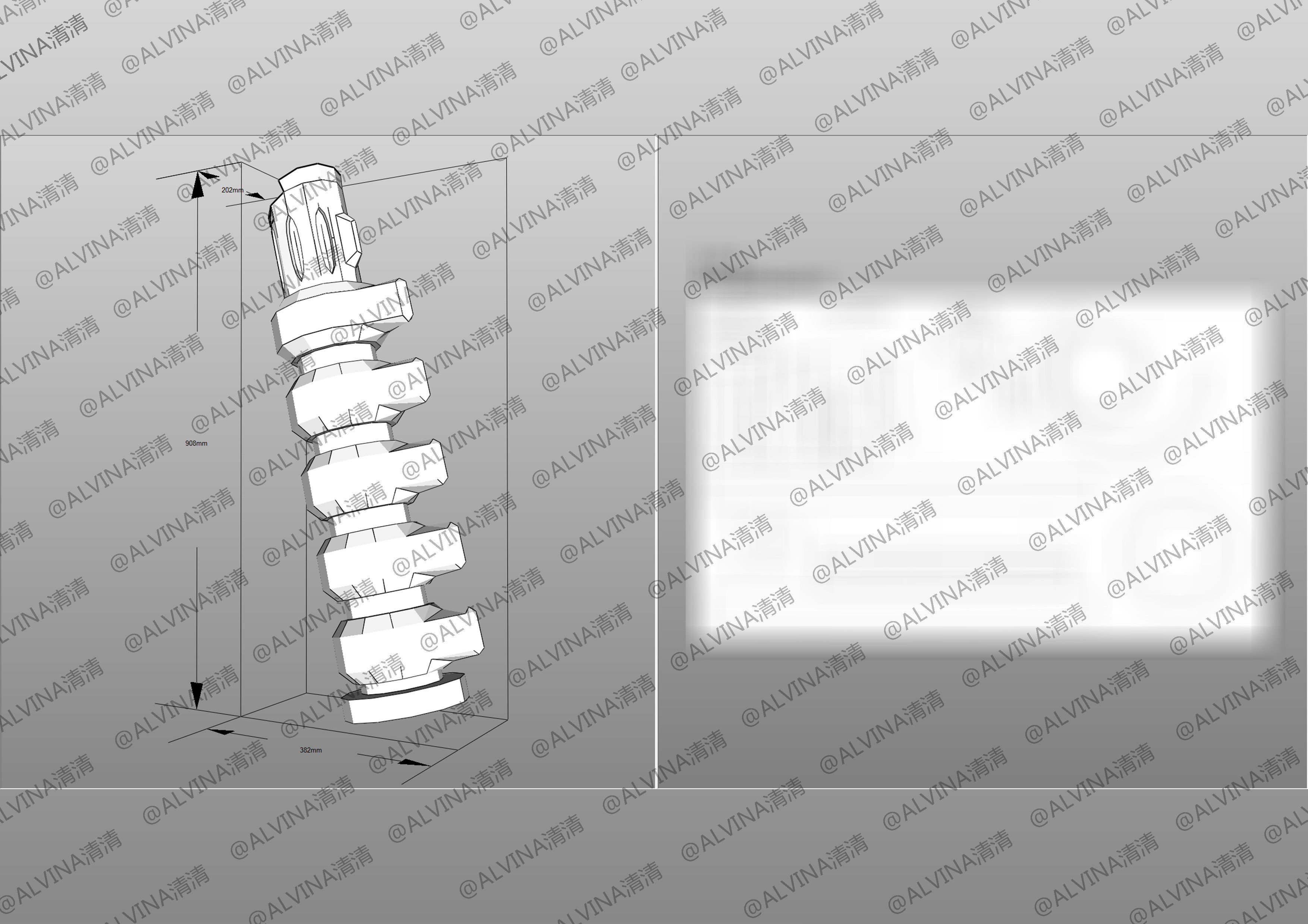 3D model Genshin Impact Ruin Guard Armor - DIY Cosplay Pepakura Foam VR ...