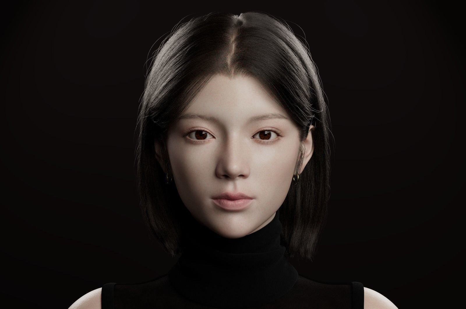 Fullbody Asian Fasion Girl - Photo Realistic Rendering 3D model | CGTrader