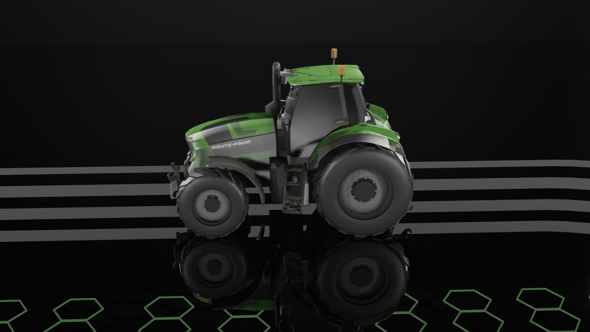 3D model DEUTZ-FAHR 7250 TTV Tractor VR / AR / low-poly | CGTrader