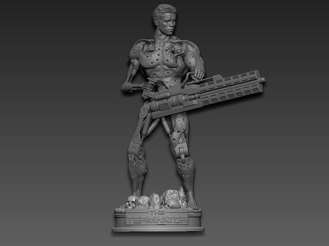 The Terminator 3D model 3D printable | CGTrader