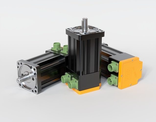servo motor 3D model | CGTrader