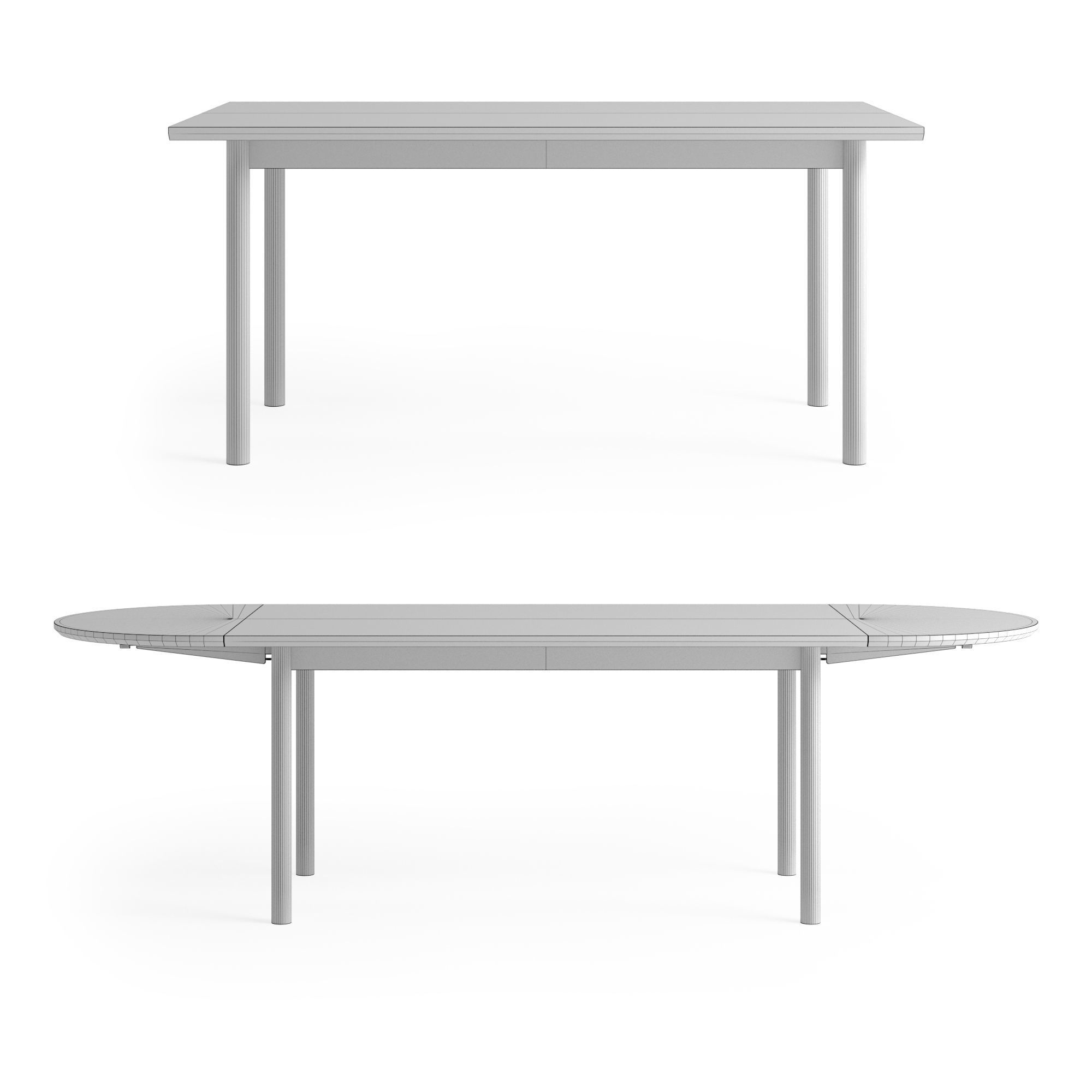 Bolia Dining Table Track1 3D model | CGTrader