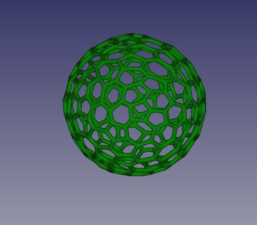 Voronoi style sphere 3D model for 3D print stereolithography 3D model ...