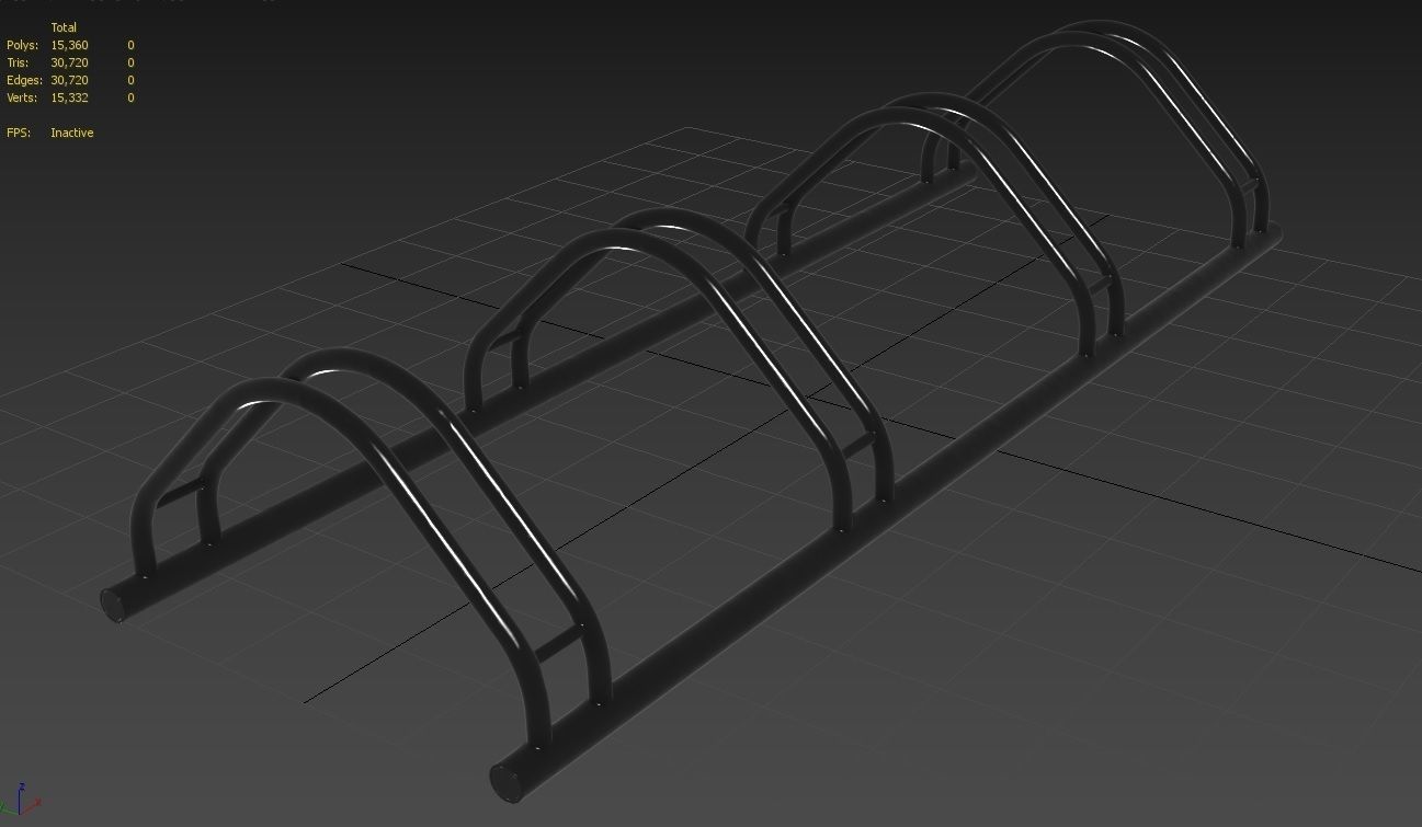 3D model Bike Rack M04 VR / AR / low-poly | CGTrader
