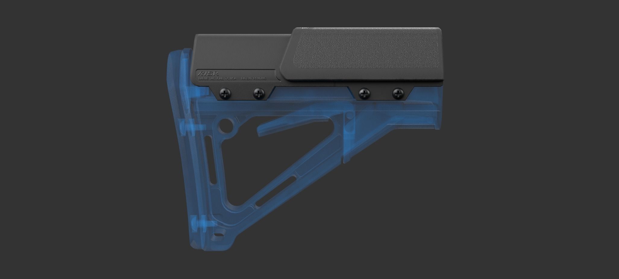 3D model Larue Tactical RISR Stock Riser Low Poly 3D Model VR / AR ...