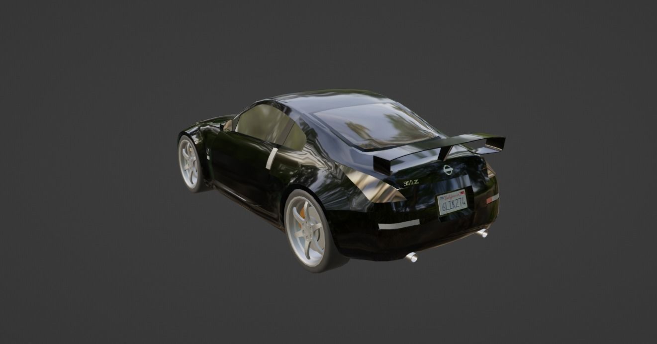 Nissan 350Z free VR / AR / low-poly 3D model | CGTrader