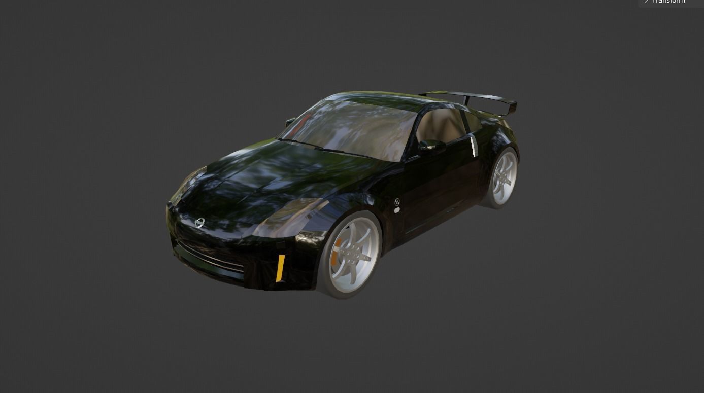Nissan 350Z free VR / AR / low-poly 3D model | CGTrader