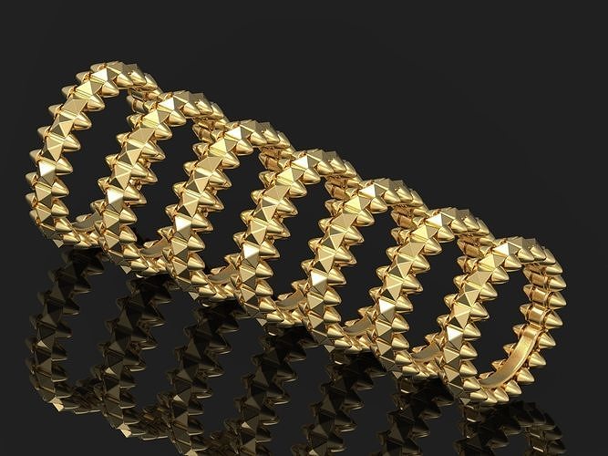 CLASH DE CARTIE RING SIZE 5 - 8 3D Model Collection 3D printable | CGTrader