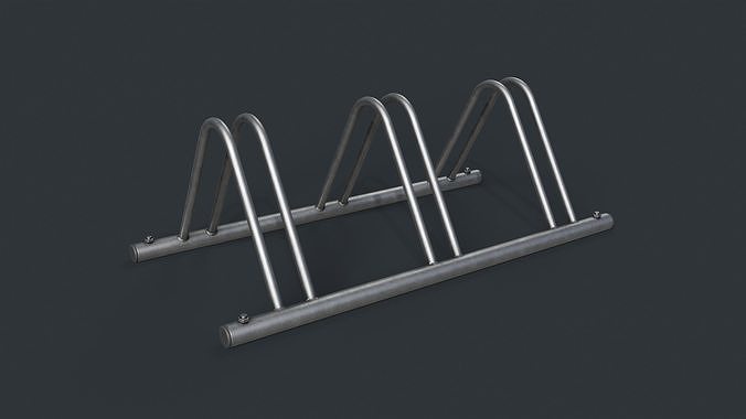 3D model Bike Rack 5 PBR Game Ready VR / AR / low-poly | CGTrader