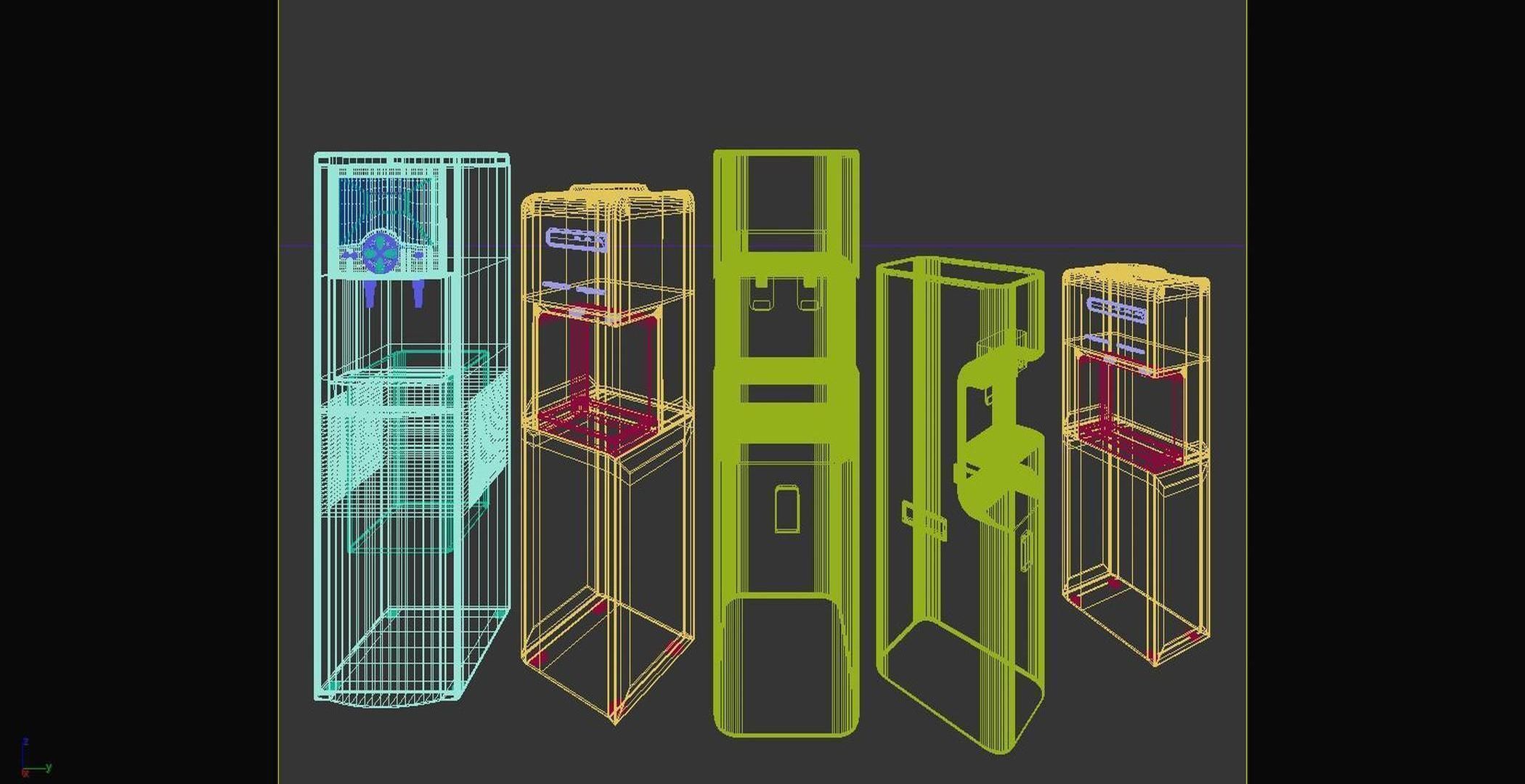 dispenser Modern Water 3D model | CGTrader