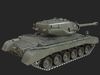 3D model WWII US ARMY M26 M-26 Pershing Heavy Tank VR / AR / low-poly ...