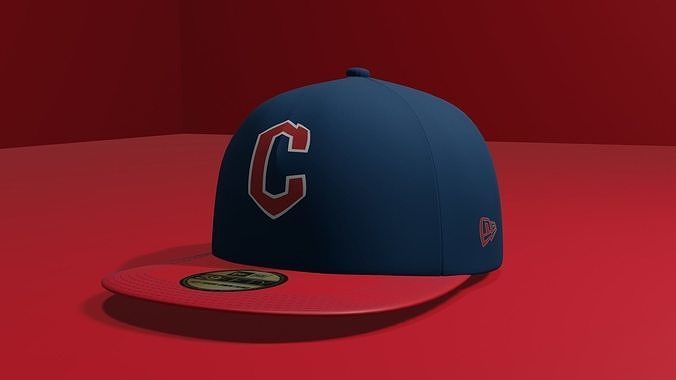 Cleveland Guardians Baseball Hat 3D model | CGTrader