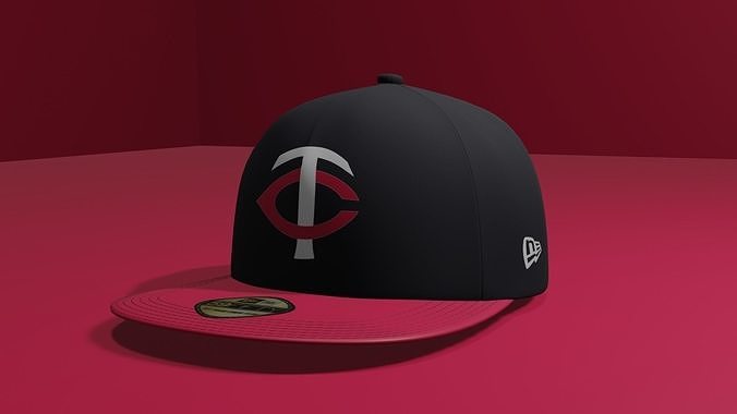 Minnesota Twins Baseball Hat 3D model | CGTrader