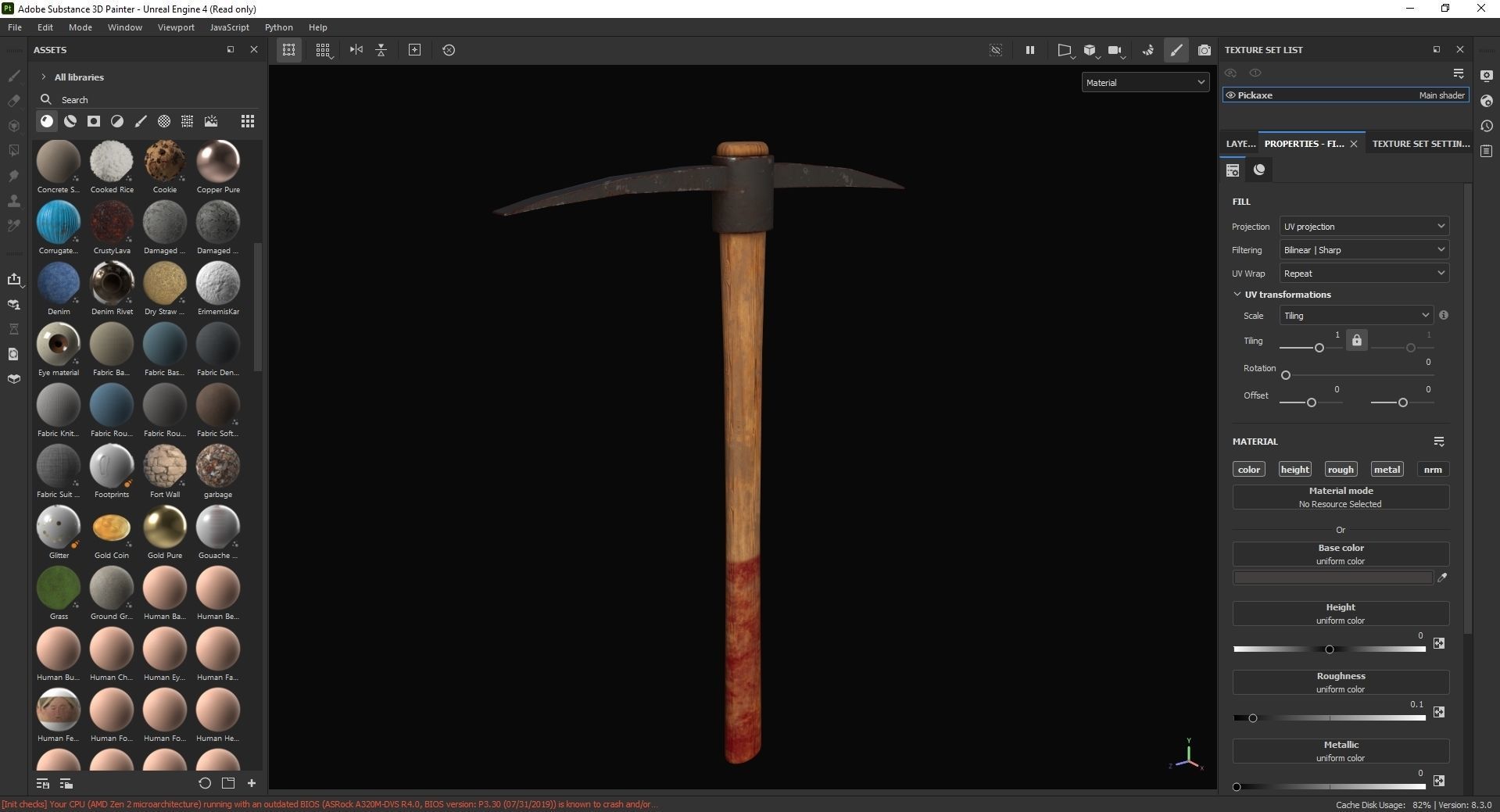 3D model Pickaxe 3D Model VR / AR / low-poly | CGTrader