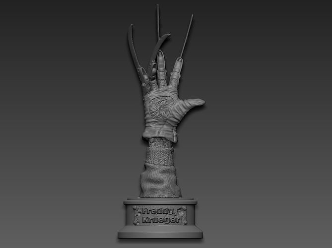 Freddy Krueger hand 3D model 3D printable | CGTrader