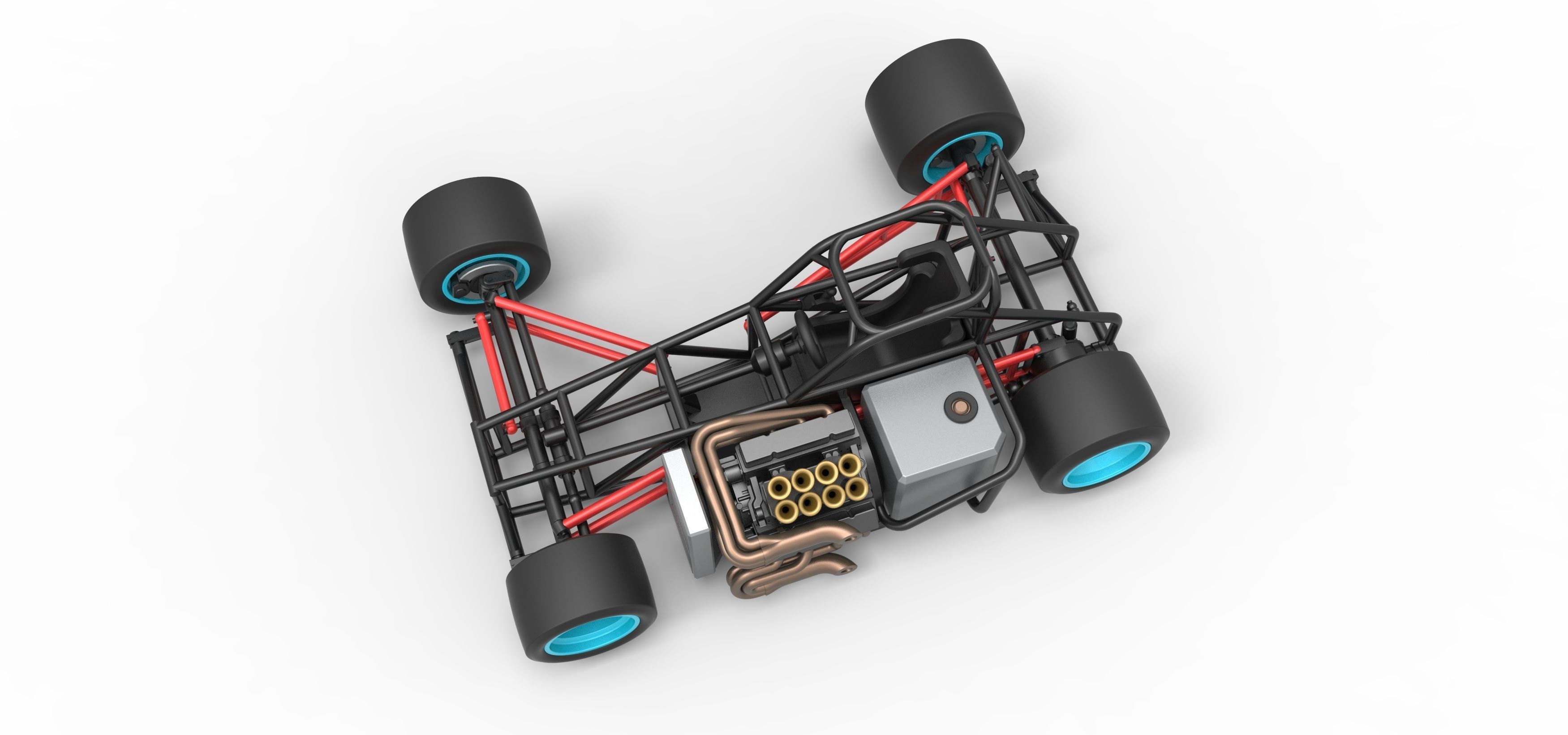 Supermodified front engine race car Base V2 Scale 1 to 25 3D model 3D printable | CGTrader