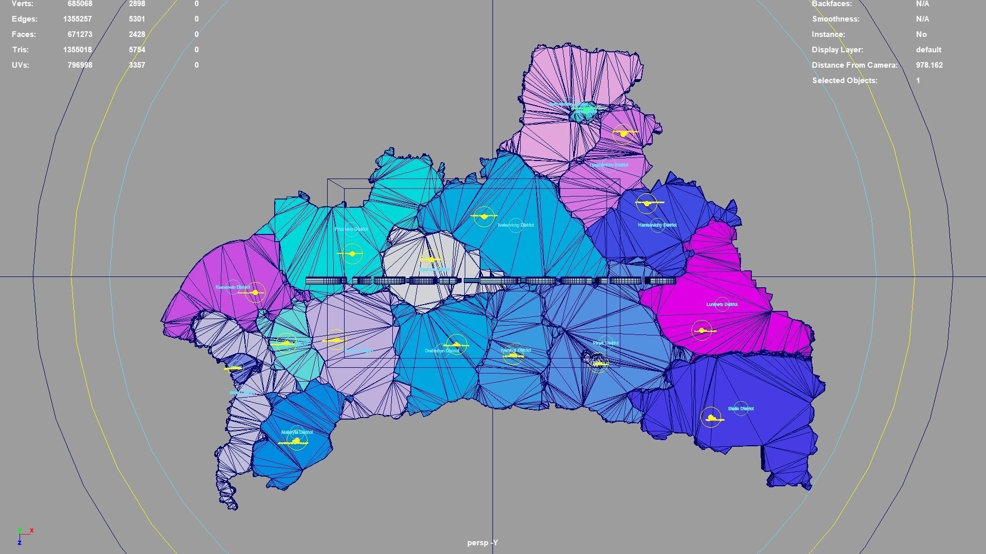 Brest Region Belarus map region geography political geographic 3D model ...