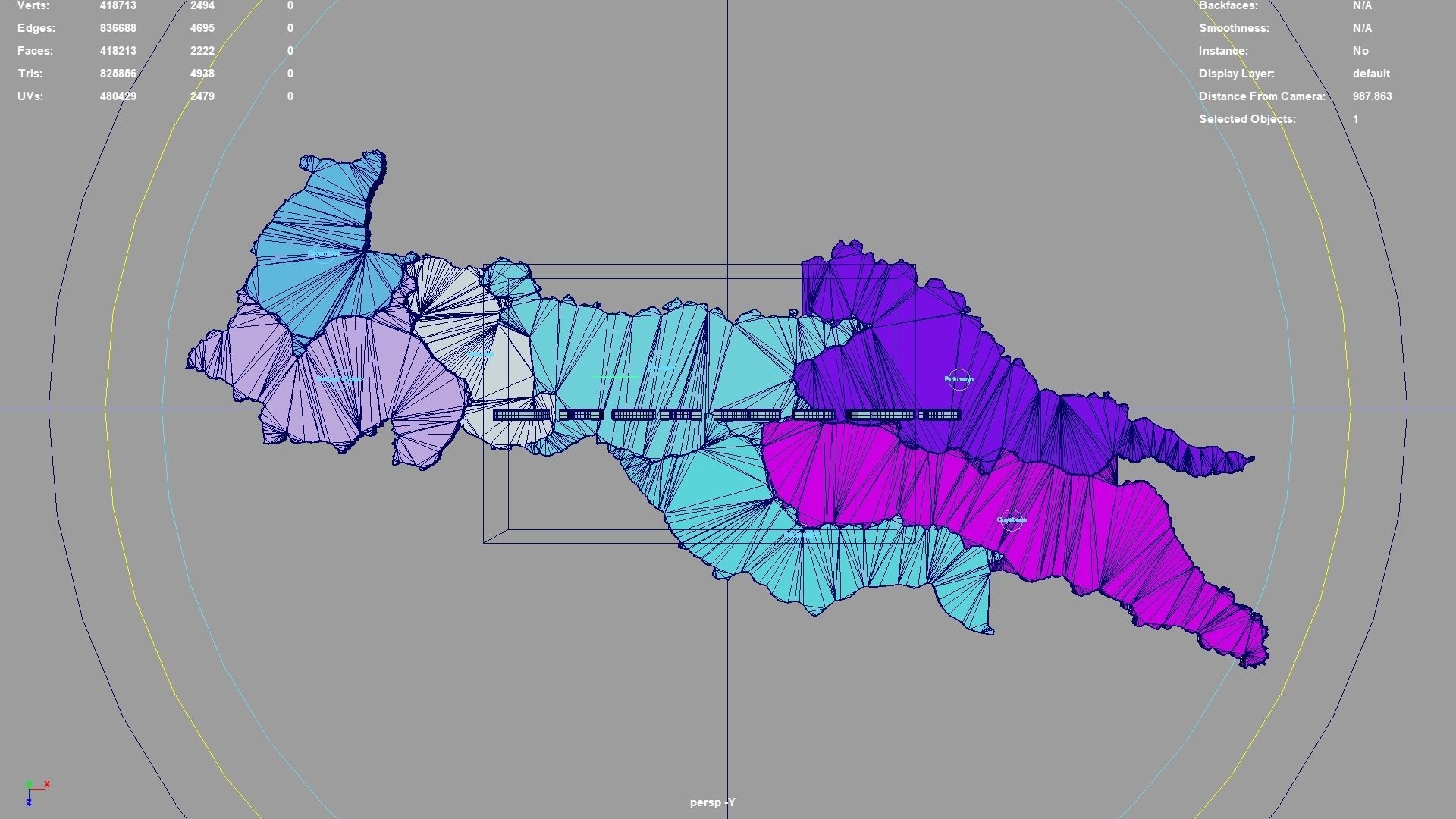 Sucumbios Ecuador map region geography political geographic 3D model rigged | CGTrader