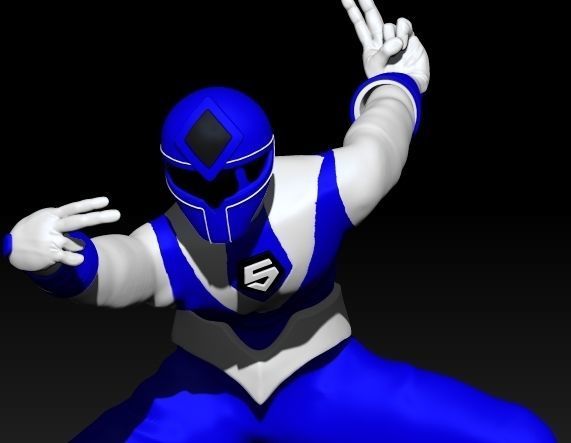 MASKMAN BLUE 3D MODEL 3D model 3D printable | CGTrader