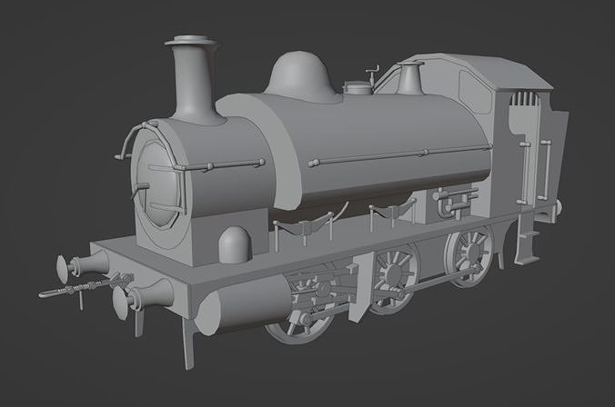 3D model GWR 1361 class steam train VR / AR / low-poly | CGTrader