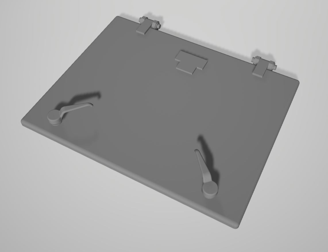 Set of hatches 3D model 3D printable | CGTrader
